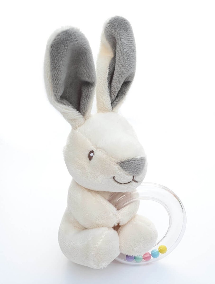 Baby Bunny Teether Rattle Rabbit – Just Blue Or Pink