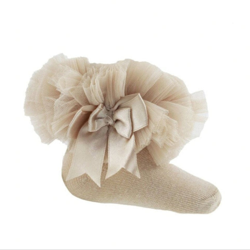 Biscuit Frilly TuTu Socks – Just Blue Or Pink