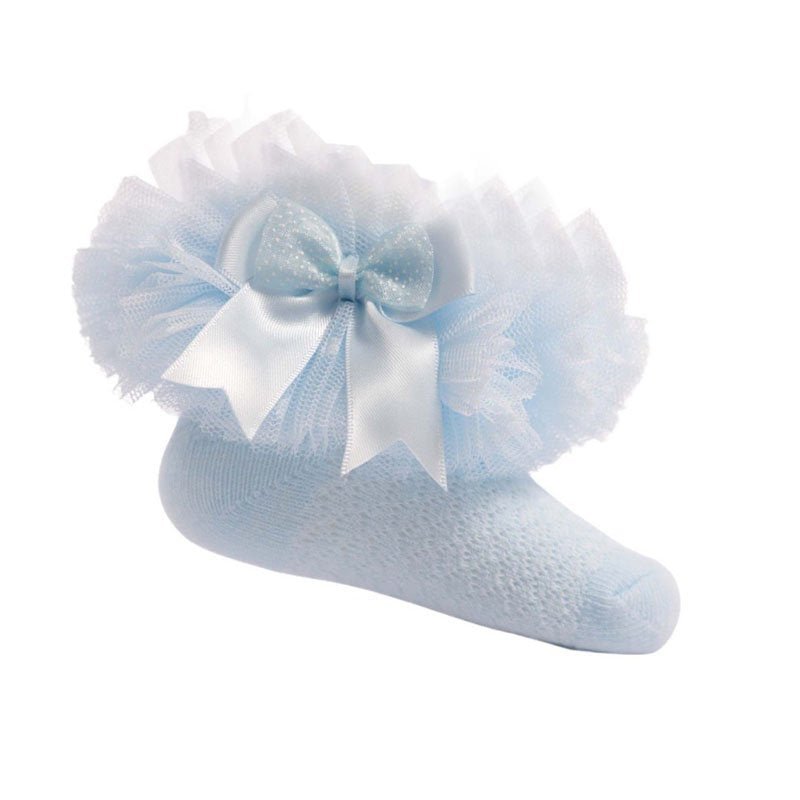Blue Frilly TuTu Socks – Just Blue Or Pink