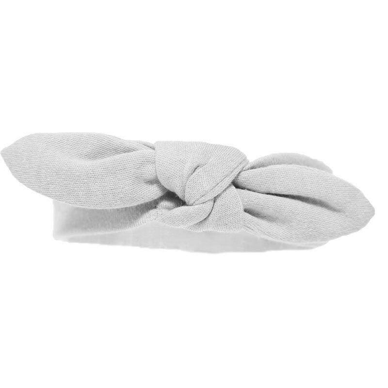 Grey Knot Headband – Just Blue Or Pink