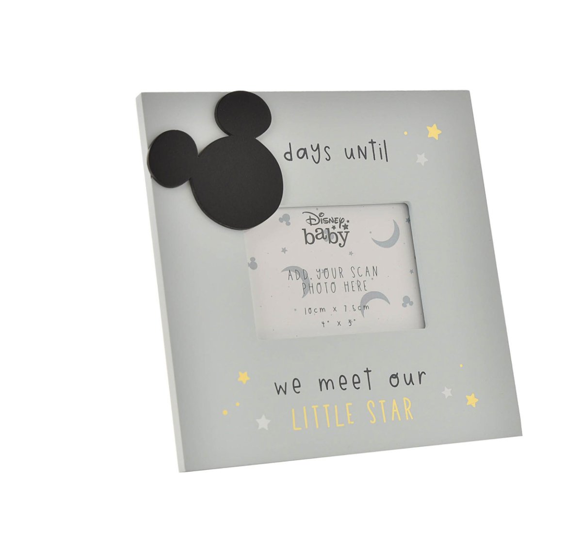 Blue Mickey Mouse Countdown Scan Frame|Perfect for Baby Boy's Nursery ...