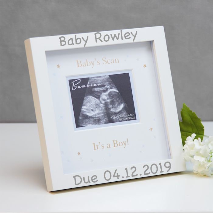 Personalised 'It's a Boy' Scan Photo Frame | Parents-to-Be Gift – Just ...