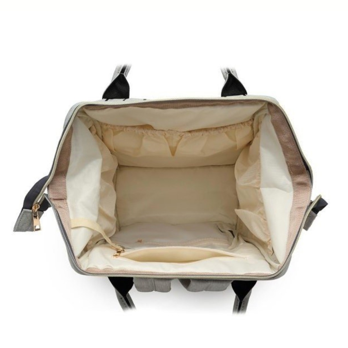 Personalised Baby Changing Backpack | Maternity Bag in Grey and Black ...