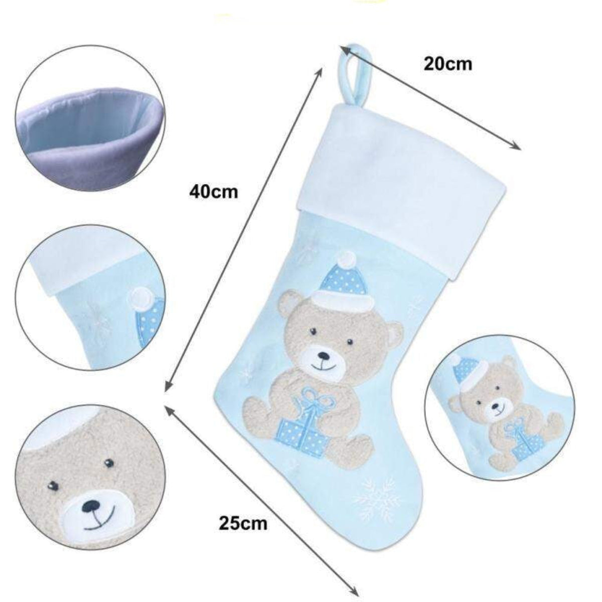 Find the Perfect Personalised Teddy Bear Stocking for Boys and Girls ...