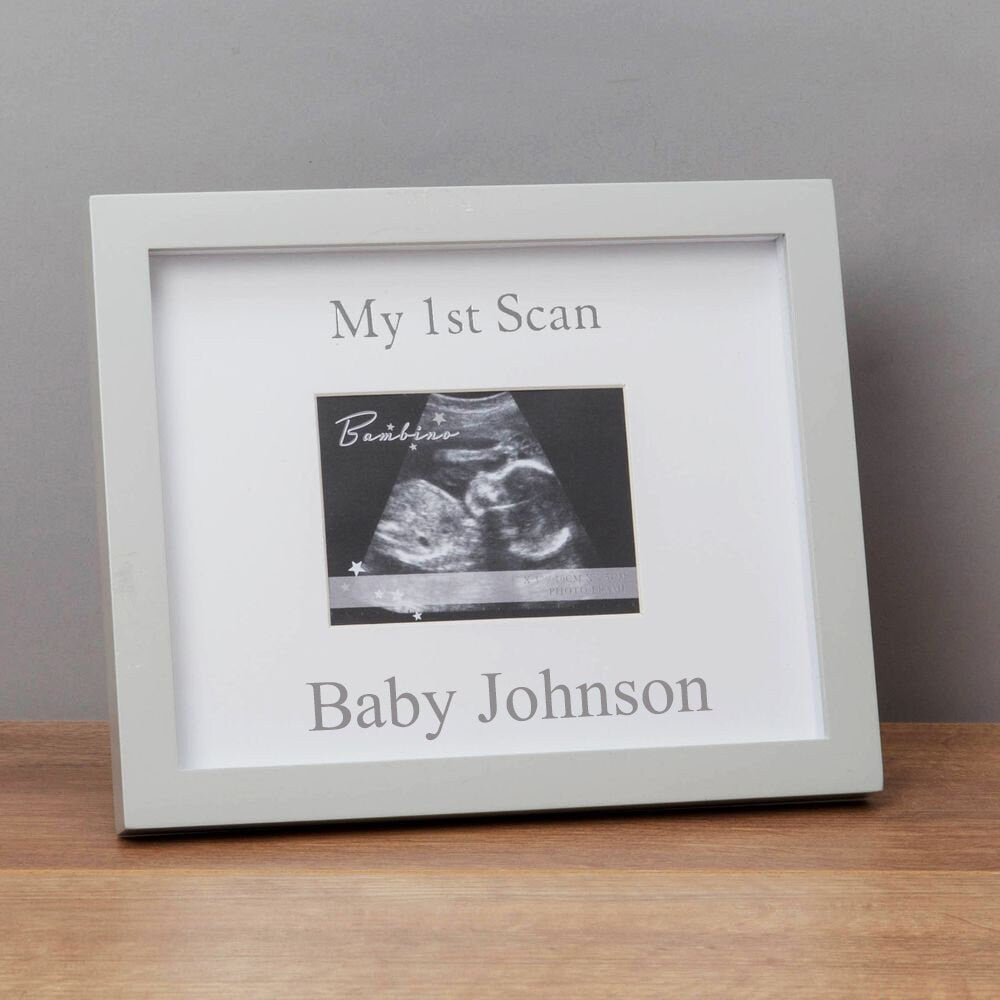 Personalised My 1st Scan Frame | Baby Gift Picture Frame – Just Blue Or ...
