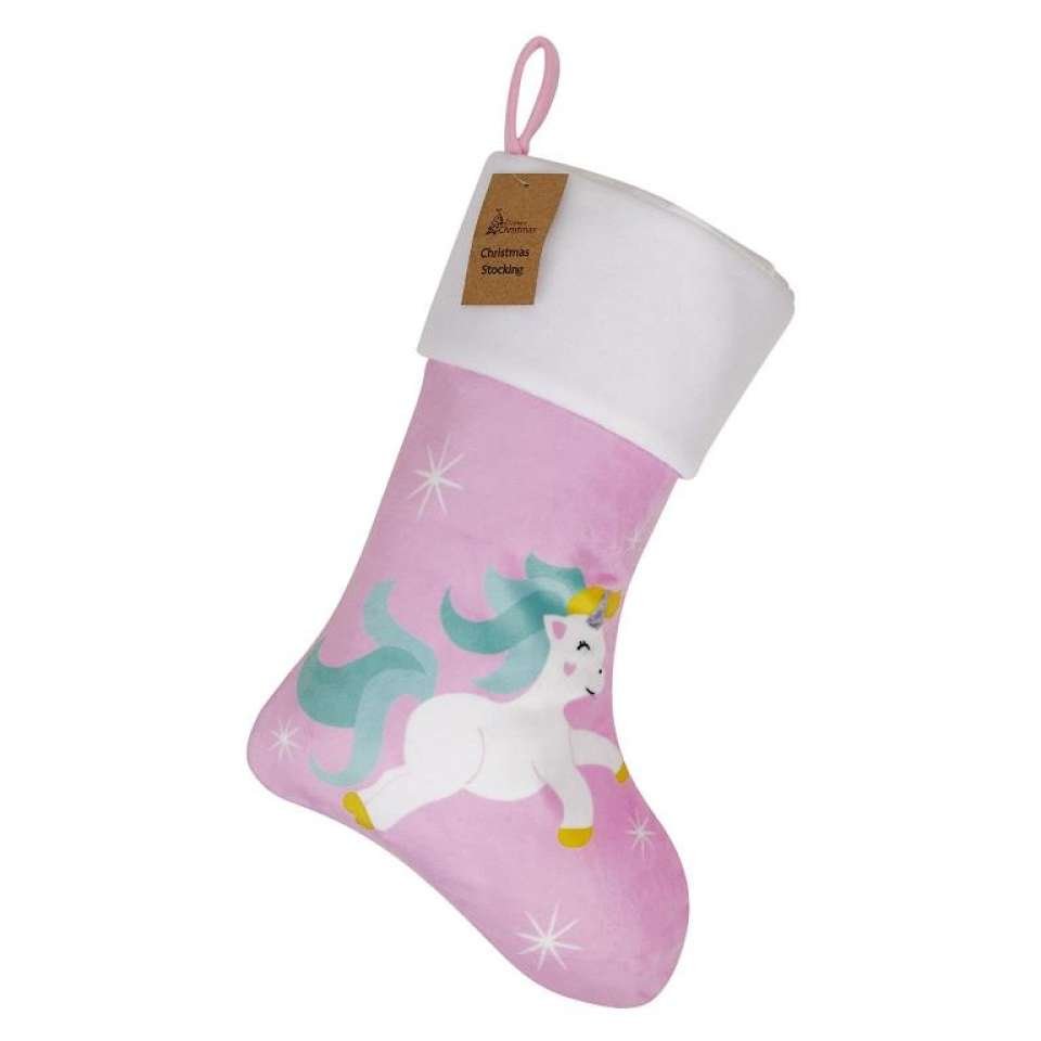 Personalised Pink Unicorn Stocking