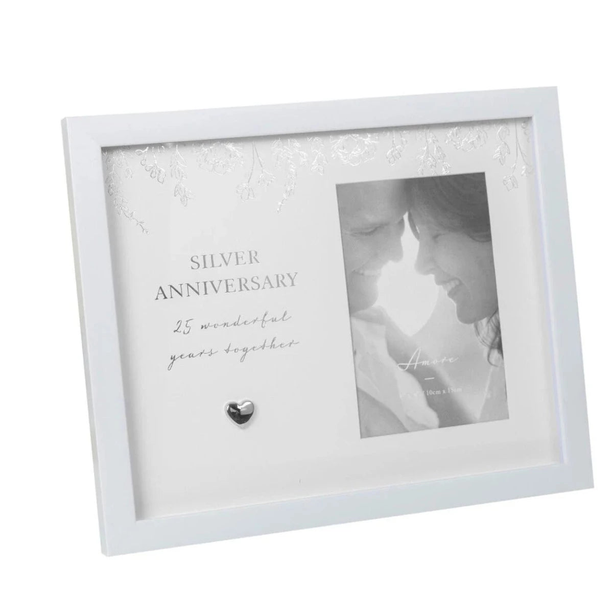 Personalised Silver Anniversary Frame