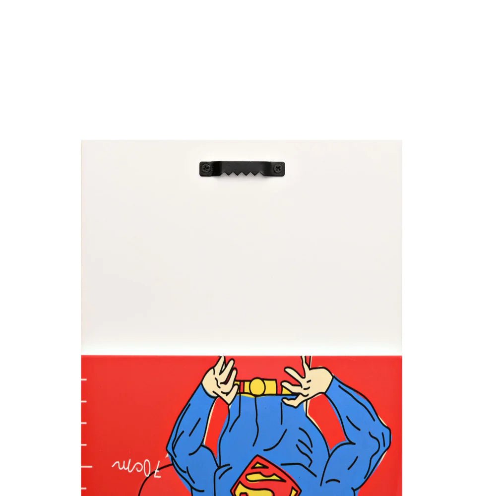 Personalised Superman Height Chart – Just Blue Or Pink