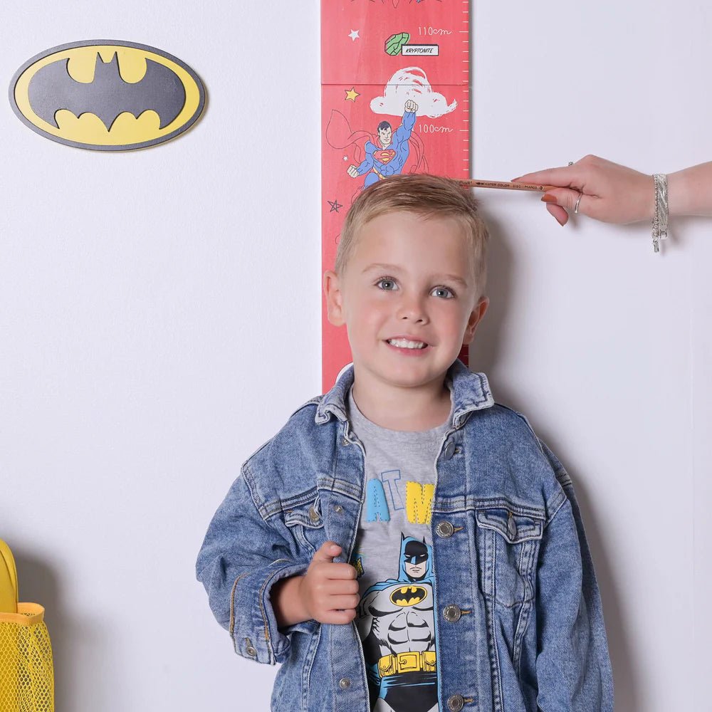 Personalised Superman Height Chart – Just Blue or Pink