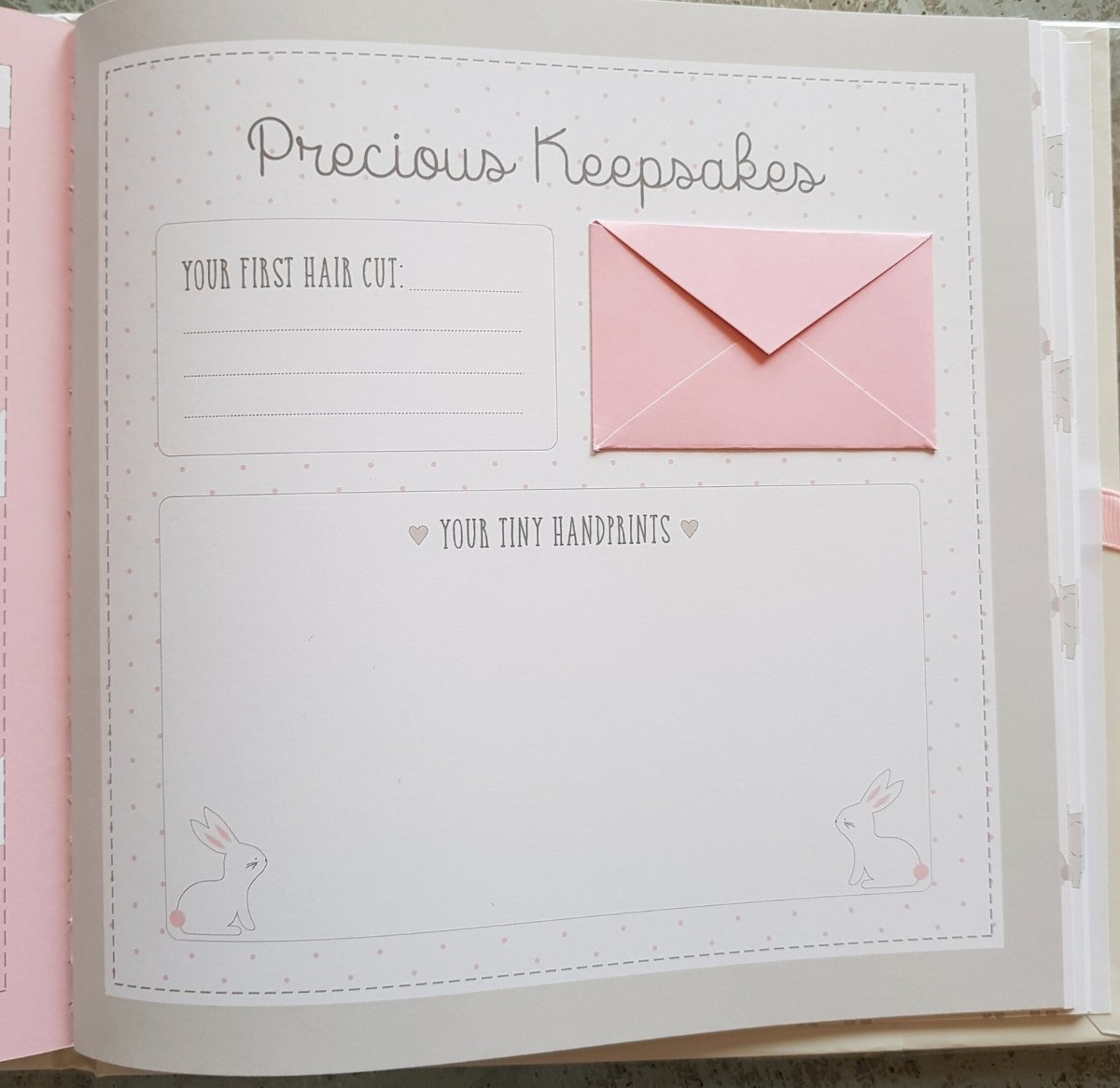 Personalised My First Year Baby Record Book - Pink – Just Blue Or Pink